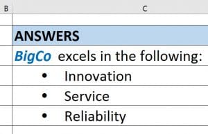 How to Add Bullets, Copy-Paste & Symbols in Excel