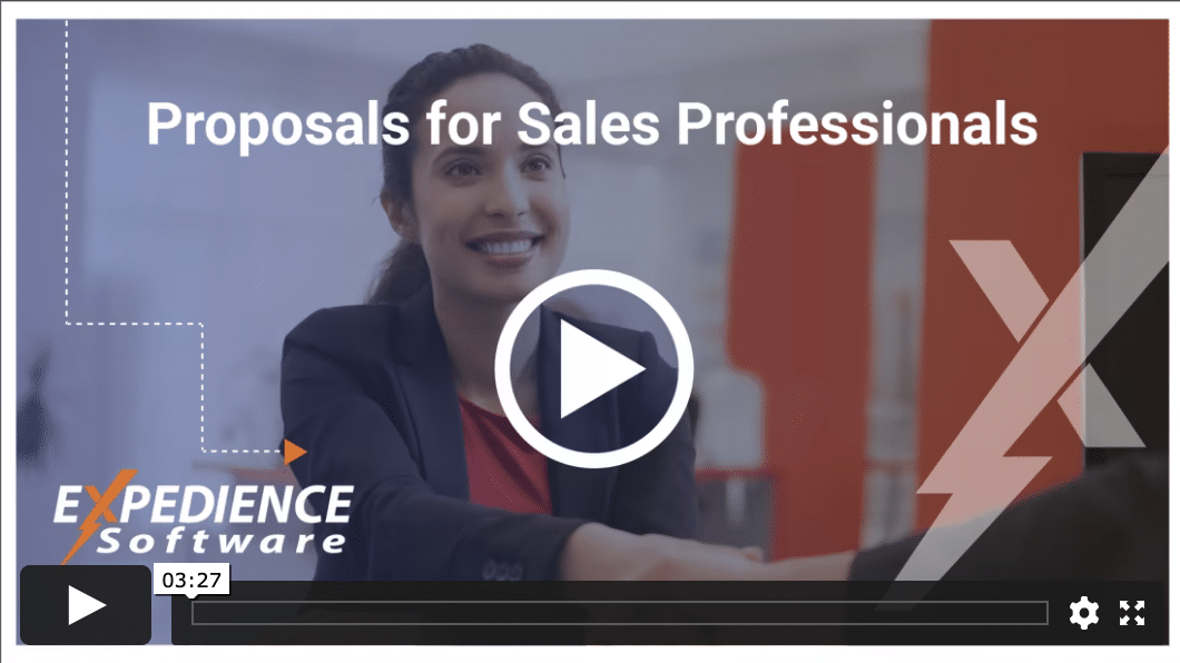 Best Sales Proposal Software | Expedience Software
